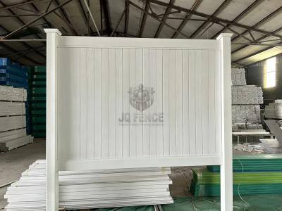 China 6 Feet High Vinyl Fencing PVC Privacy Fence Panels for sale