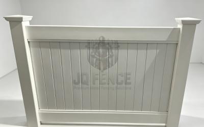 China Durable Vinyl Privacy Fences Panels White Color for sale