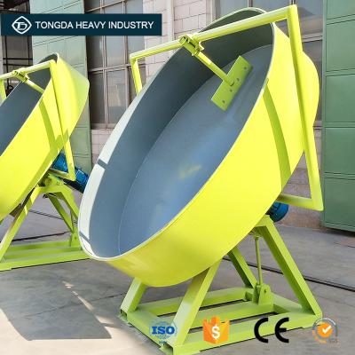 China 1.5TPH Disc Granulator Organic Fertilizer Equipment 11KW Pan Pelletizer for Compound Fertilizer for sale