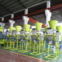China 10kg 20kg Multihead Weigher Packing Machine Fertilizer Weigh Filler 25-50kg Range for sale