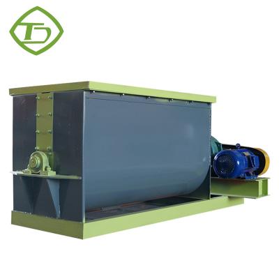 China Horizontal Feed Mixer 11KW Animal Feed Mixing Machine 3-5 t/h Capacity for sale