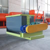 China 500L Horizontal Double Shaft Mixer Blender for Fertilizer and Animal Feed 7.5kw for sale