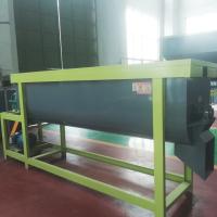 China Single Shaft Organic Fertilizer Mixer Stainless Steel Powder Mixing Machine 4m3/h 11kw for sale