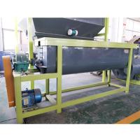China Single Shaft Organic Fertilizer Mixer Stainless Steel Powder Mixing Machine 4m3/h 11kw for sale