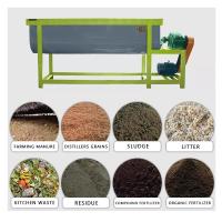 China 3 T/H Single Shaft Fertilizer Mixer 11 kW Horizontal Compost Mixing Equipment for sale