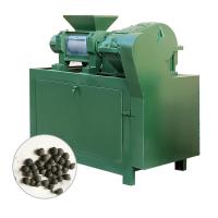 China Bentonite Double Roller Pellet Granulator 1-1.5TPH Commercial Feed Pellet Mill for sale