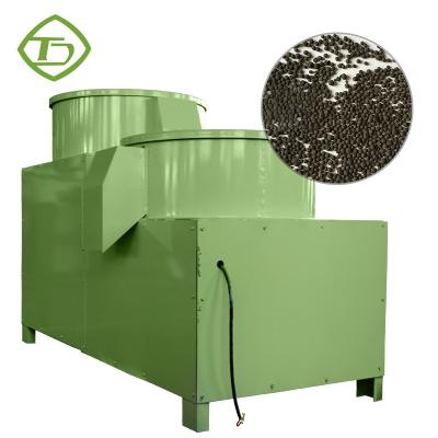 China 7.5KW Organic Fertilizer Polishing Machine for Cow Dung Pellet Making 1200mm Disc for sale