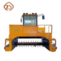 China Crawler Compost Turner Organic Fertilizer Equipment 1500-1800 m³/h Capacity for sale