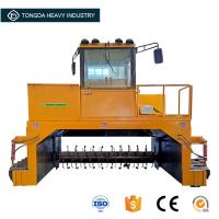 China 1200m3/h Crawler Windrow Composting Machine Industrial Compost Turner 75HP for sale