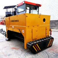 China Hydraulic Crawler Windrow Turner Fermentation Compost Equipment Yellow for sale
