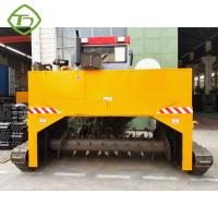 China Cow Dung Fermentation Compost Equipment Crawler Compost Turner Machine for sale