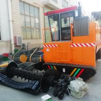 China Automatic Crawler Compost Turner 2400mm Windrow Fermentation Machine for Organic Waste for sale