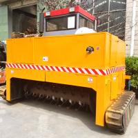 China Animal Manure Fermentation Compost Turner Machine Windrow Crawler Compost Turner for sale