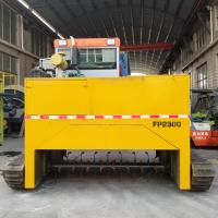 China 1200m3/h Crawler Windrow Composting Machine Industrial Compost Turner 75HP for sale