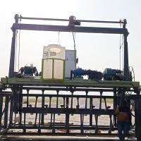 China Green Groove Type Compost Turner Chicken Manure Compost Machine for sale