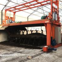 China Groove Compost Turning Machine Fermentation Compost Equipment 45kw for sale