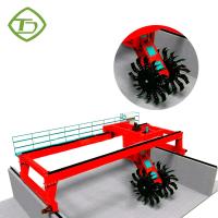 China Wheel Type Compost Turner 20m Span 1.5-2m Depth Chicken Manure Fermentation Equipment for sale