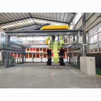 China Wheel Compost Turner Machine 20m Span 1.5-2m Depth Organic Fertilizer Equipment for sale