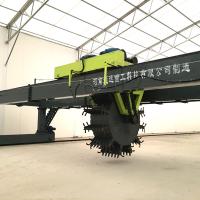 China Turning Fermentation Compost Equipment Straw Wheel Compost Turner for sale