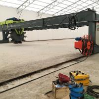 China Straw Fermentation Compost Equipment 30m Wheel Compost Turner for sale
