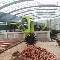 China Wheel Type Compost Turner 30m Width Straw Fermentation Equipment for Organic Fertilizer for sale