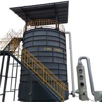 China Livestock Manure Fermentation Tank 5-90m³ Organic Fertilizer Compost Turner for sale