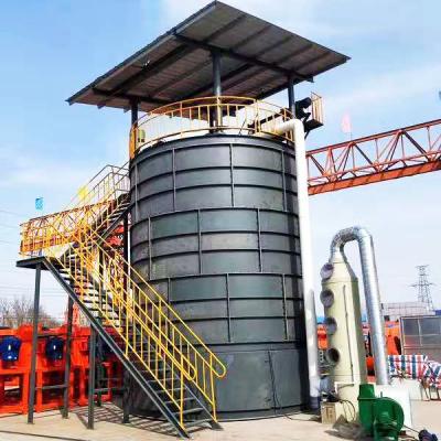 China Bio Fertilizer Fermentation Vessel 50-150m³ Cow Dung Industrial Fermentation Tank for sale