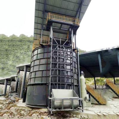 China Livestock Manure Fermentation Tank 5-90m³ Organic Fertilizer Compost Turner for sale
