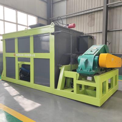 China 10KW Horizontal Fermentation Tank Cow Dung Compost Making Machine for sale