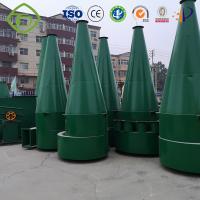 China Industrial Cyclone Dust Collector for Compound Fertilizer 400°C High Temperature 5μm Particle Removal for sale