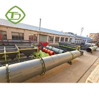 China 7.5KW Rotary Drum Cooler Fertilizer Cooling Machine 2-4 Tons/H for sale