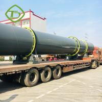 China 7.5KW Rotary Drum Cooler Fertilizer Cooling Machine 2-4 Tons/H for sale