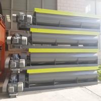China Organic Manure Dual Shaft Horizontal Mixer Fertilizer Blending Machine 11kw 22kw for sale