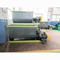 China 1-3TPH Horizontal Ribbon Blender Fertilizer Mixer Powder Mixing Equipment 7.5kW for sale