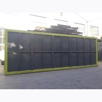 China Chicken Manure Horizontal Fermentation Tank Organic Fertilizer Compost Turner for sale