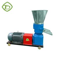 China Flat Die Feed Pellet Mill 2TPH Organic Fertilizer Granulator 22kw for sale