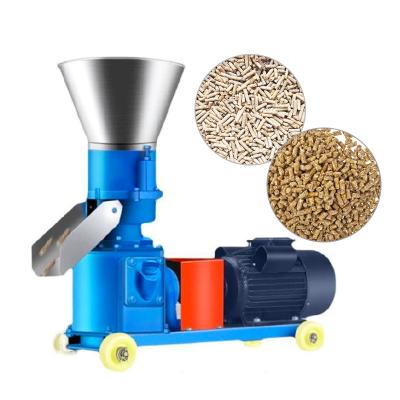 China Flat Die Feed Pellet Mill 2TPH Organic Fertilizer Granulator 22kw for sale