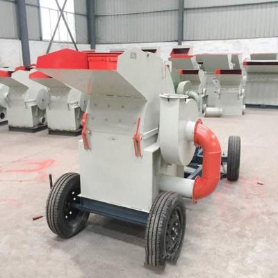 China Wood Crusher Machine 400-1000kg/H Sawdust Making Tree Branch Shredder with Alloy Cutter Head for sale