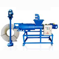 China 7.5KW Cow Dung Water Separator Food Waste Dewatering Machine for sale