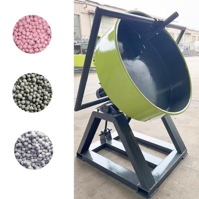 China Efficient Organic Fertilizer Granulator Machine 6mm Pan Animal Manure Disc Granulator for sale