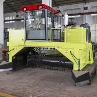 China Organic Fertilizer Crawler Type Compost Turner For Poultry Waste Fermentation Equipment for sale