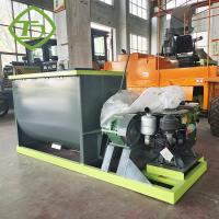 China SUS316 Bio Organic Fertilizer Horizontal Mixer Machine 3phase 2-15 t/h for sale