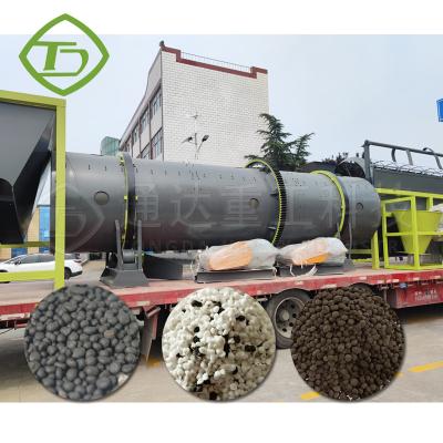 China High Efficiency Rotary Drum Fertilizer Dryer 1-18 t/h Capacity Organic Manure Drying Machine for sale