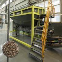 China High Effective Forklift Automatic Feeding Machine Organic Fertilizer Line for sale
