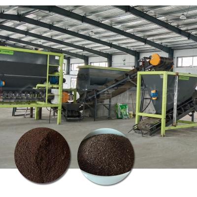 China Poultry Chicken Manure Organic Fertilizer Powdery Line Making Machine for sale