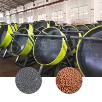 China 1-3t/h Biohumus Organic Fertilizer Granulator Machine Pan Granulator Machine for sale