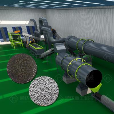China Organic Fertilizer Powder Production Line 1000-1500kg/h Agricultural Waste Mushroom for sale