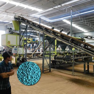 China Customized Composting Machine Chicken Manure Waste to Organic Fertilizer Production Line 0.5-20t/h for sale
