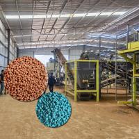 China Customized Composting Machine Chicken Manure Waste to Organic Fertilizer Production Line 0.5-20t/h for sale