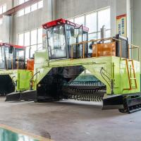China Crawler Windrow Compost Turner 3m Working Width 1.3m Height Organic Fertilizer Machine for sale